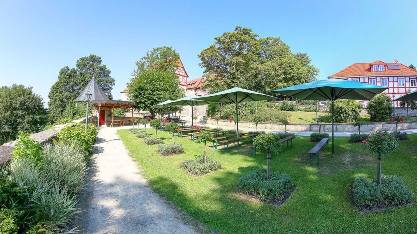 » Rosengarten Burg Bodenstein